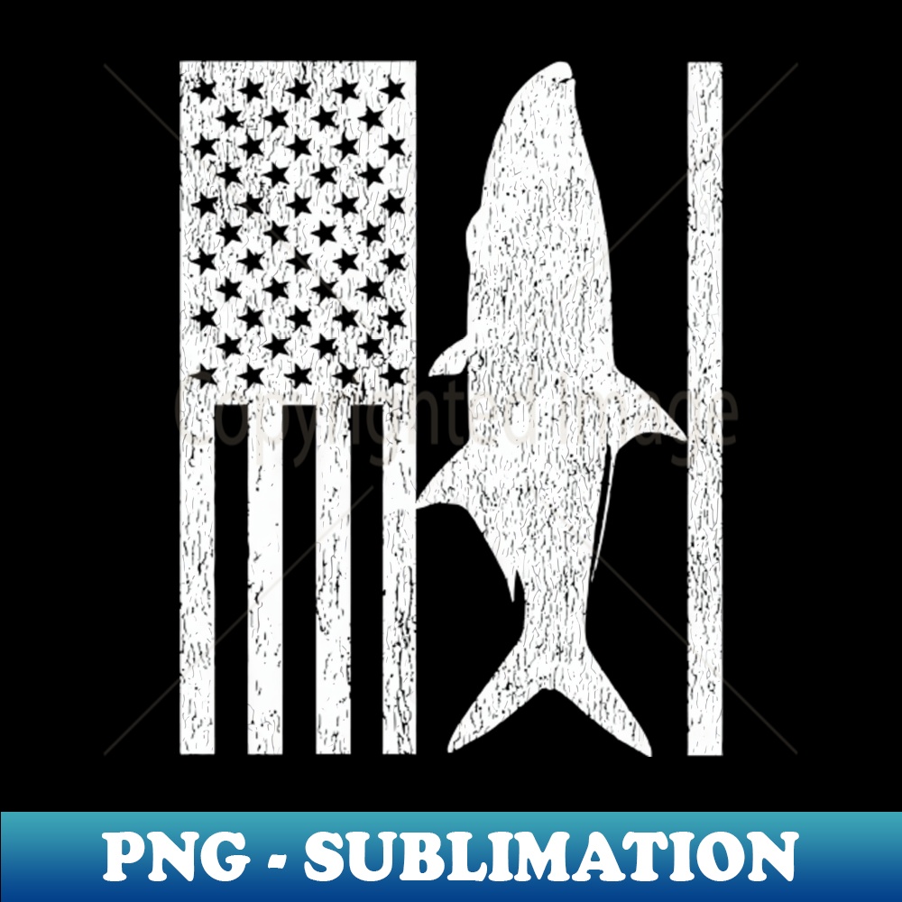 Tarpon Fishing American Flag Tarpon Fisher - Premium Sublima | Inspire Uplift