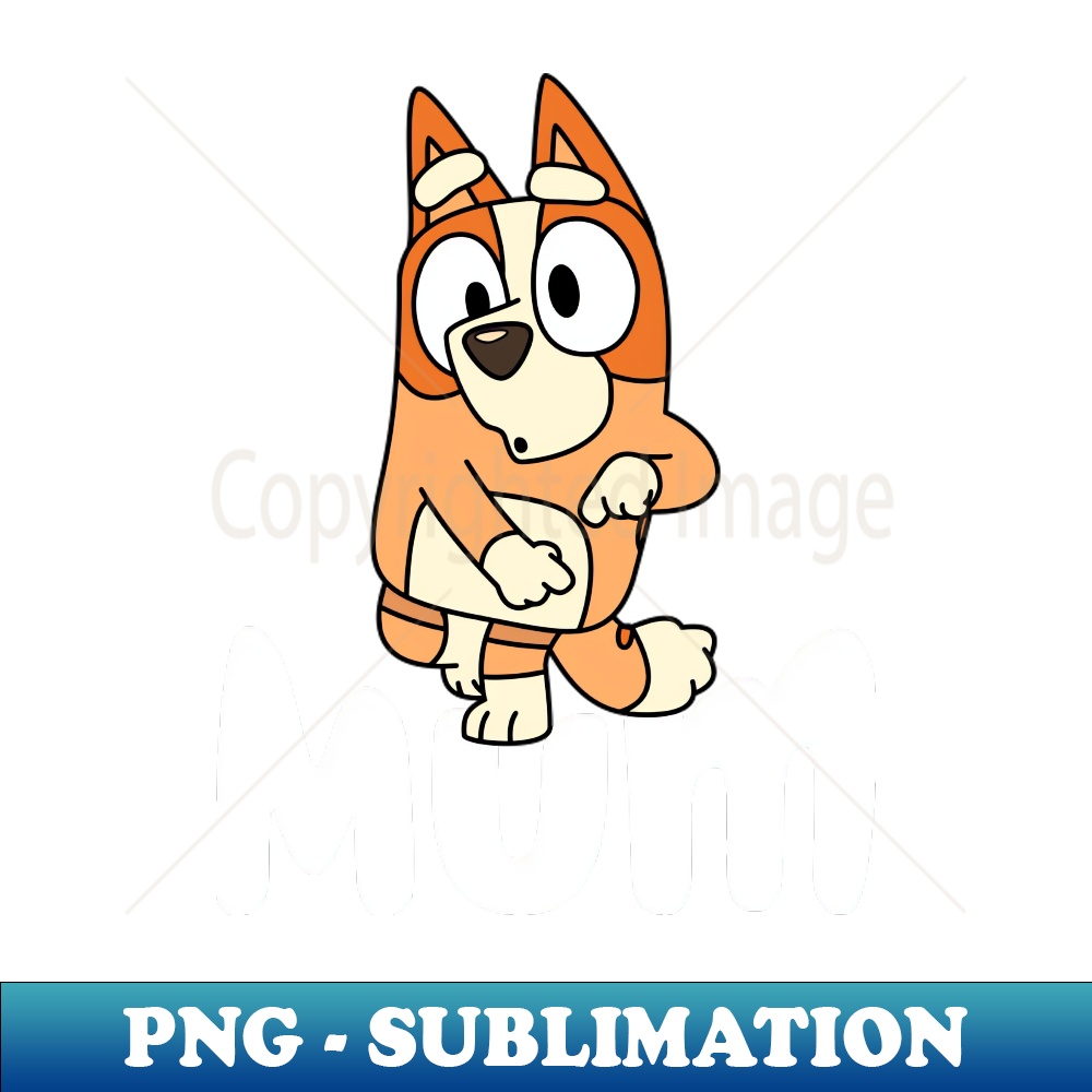 Bluey Mum Dance - PNG Transparent Digital Download File for | Inspire ...