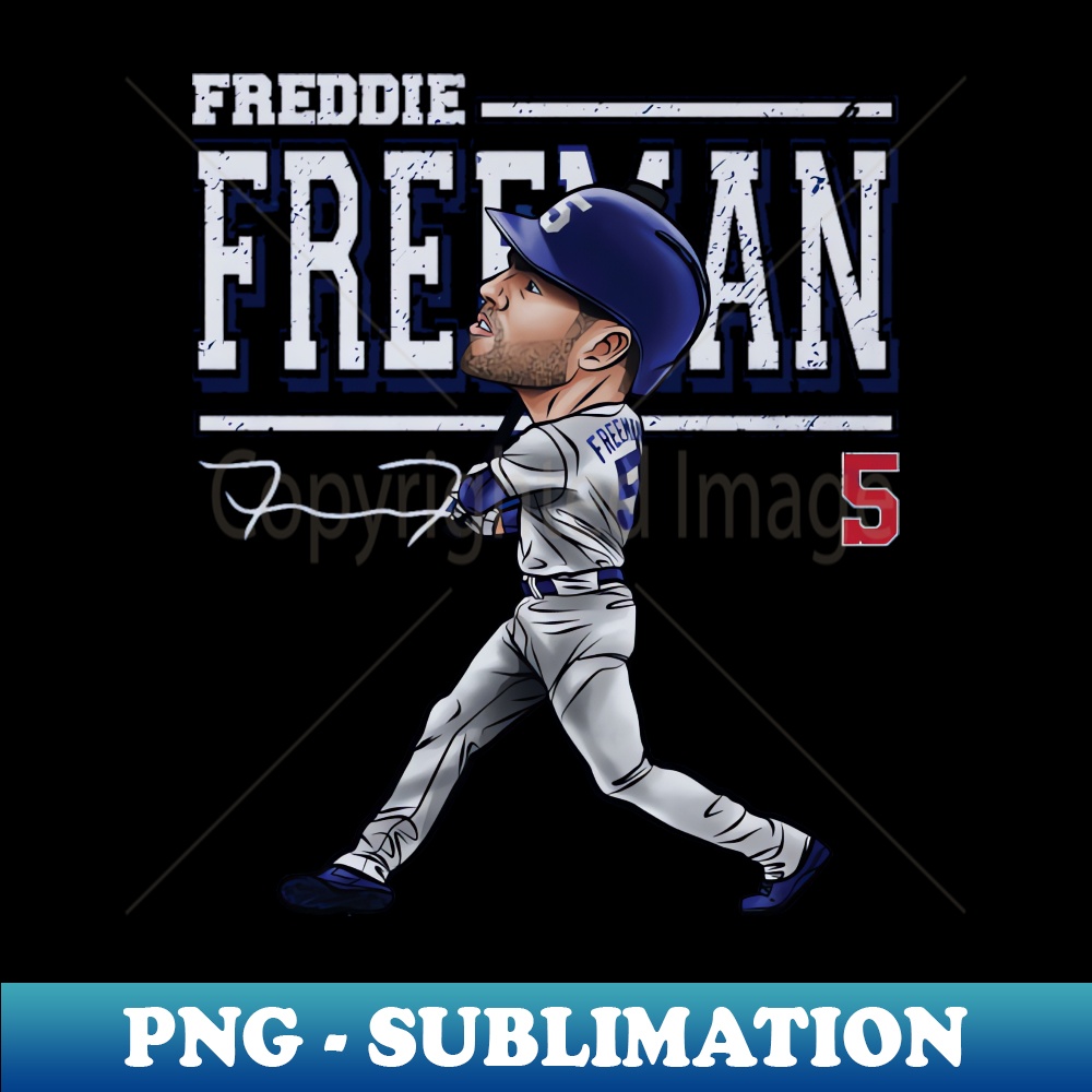 Freddie Freeman Los Angeles D Cartoon - Professional Sublima | Inspire ...