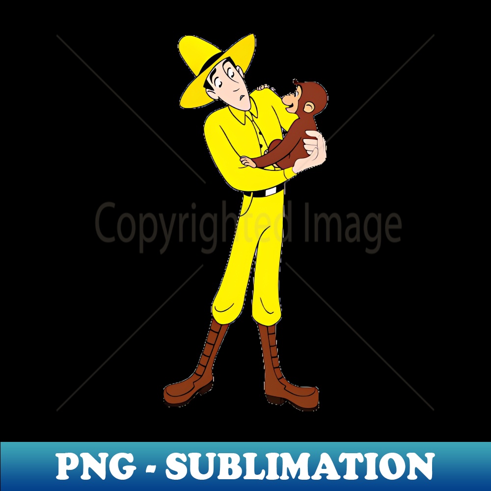 Curious George Man In The Yellow Hat - Modern Sublimation PN | Inspire ...
