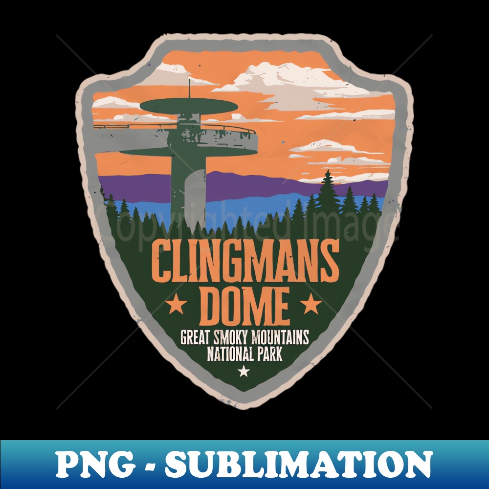 Clings Dome Smoky Mountains Park - Signature Sublimation PNG | Inspire ...