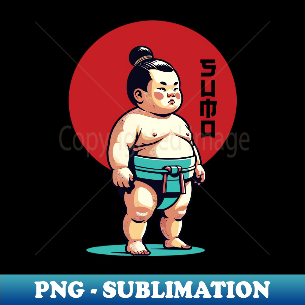 A little sumo wrestler - Exclusive Sublimation Digital File | Inspire ...