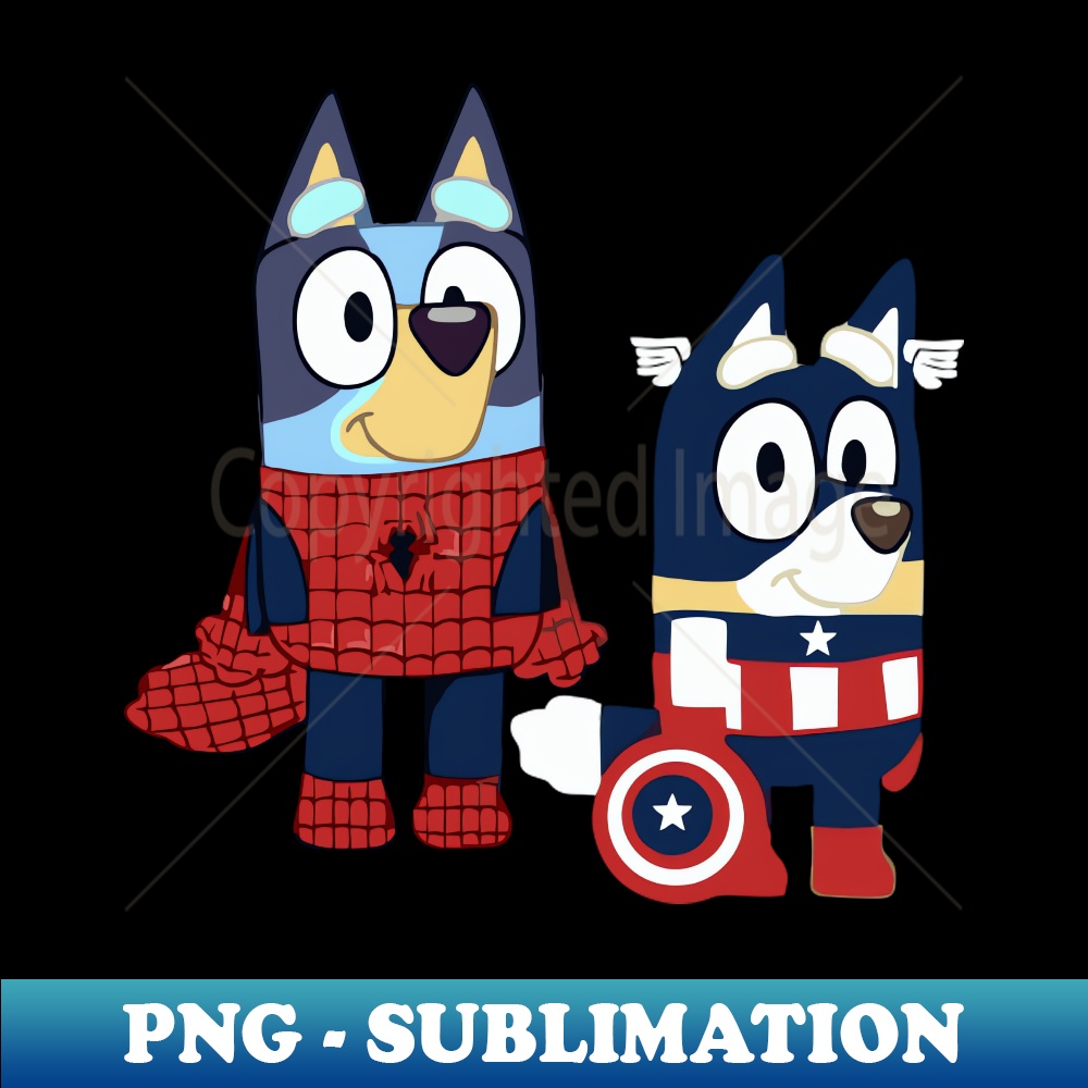 cosplay bluey hero - Exclusive PNG Sublimation Download | Inspire Uplift