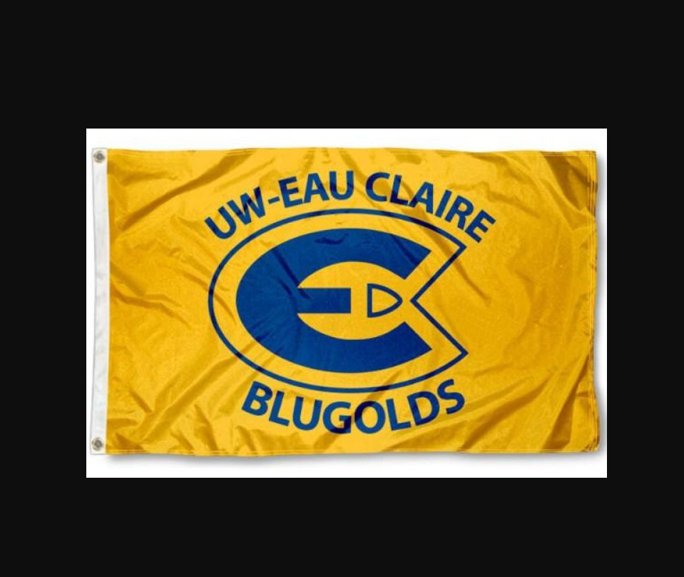Wisconsin Eau Claire Blugold Flag 3x5ft - Banner Man-Cave Ga | Inspire ...