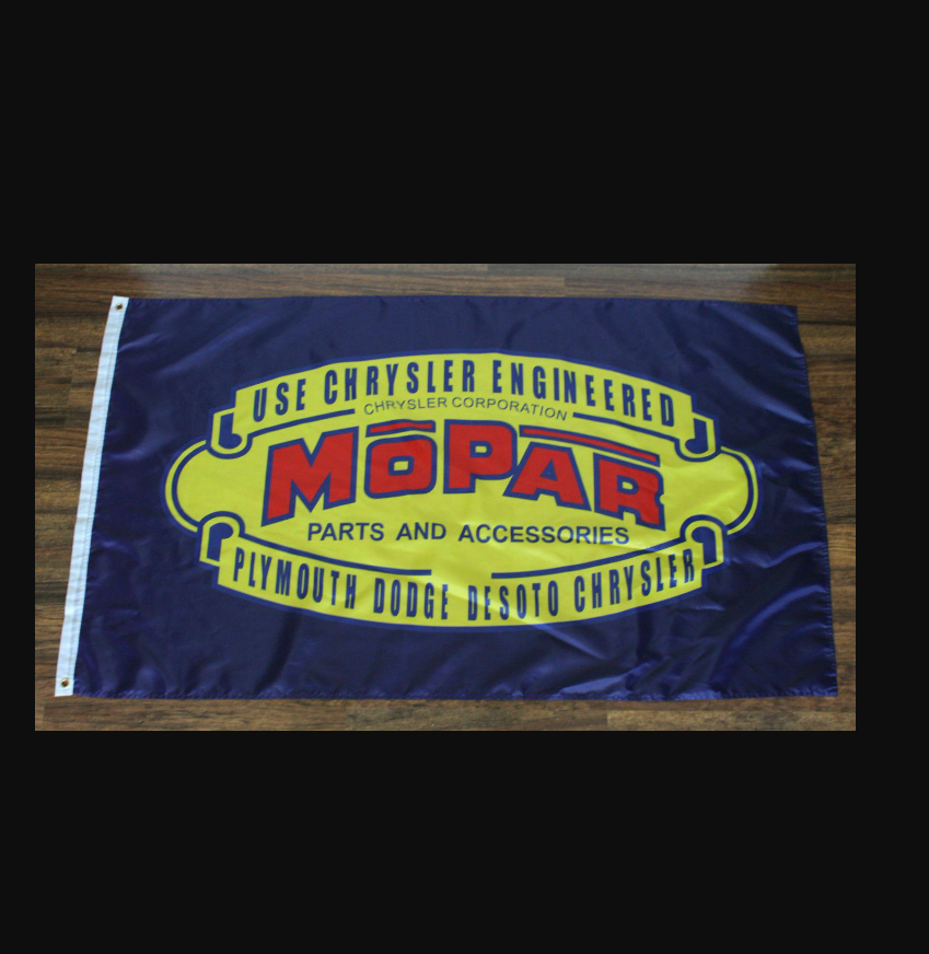 Mopar Banner Flag Racing Retro Vintage Logo Dodge Motorsport | Inspire ...