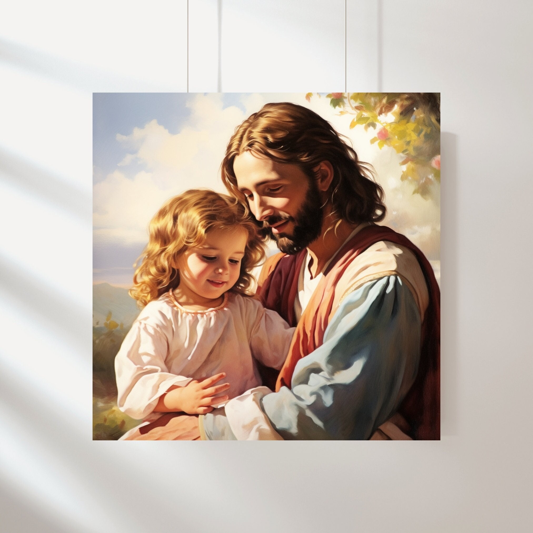 Jesus Christ with Children, Jesus Christ with Child, Art of - Inspire ...