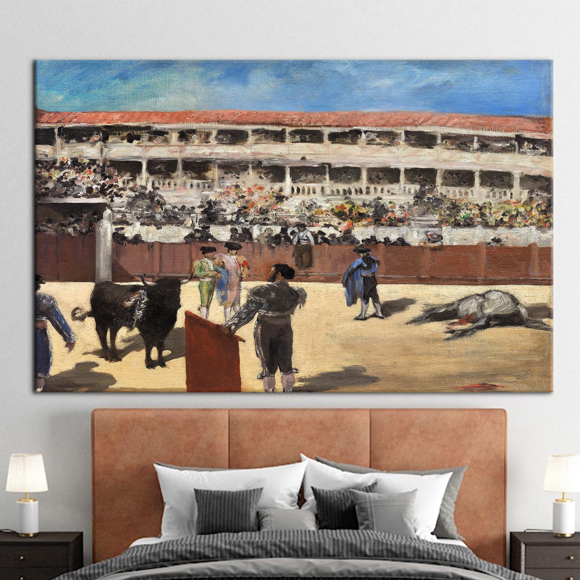 Spanish Bullfighting Arena, Spanish Matador Art Canvas, Bull | Inspire ...