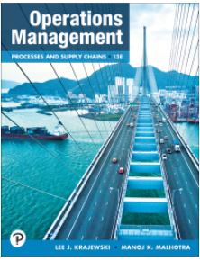OPERATIONS MANAGEMENT PROCESSES AND SUPPLY CHAINS, 13TH EDIT | Inspire Uplift