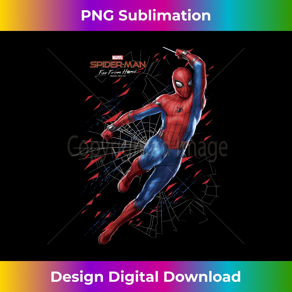 Marvel Spider-Man Far From Home Web Swing Shatter Portrait L | Inspire ...