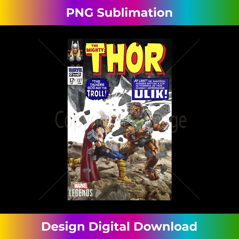 Marvel Legends Series Thor VS Olik Troll Comic Cover Long Sl | Inspire ...
