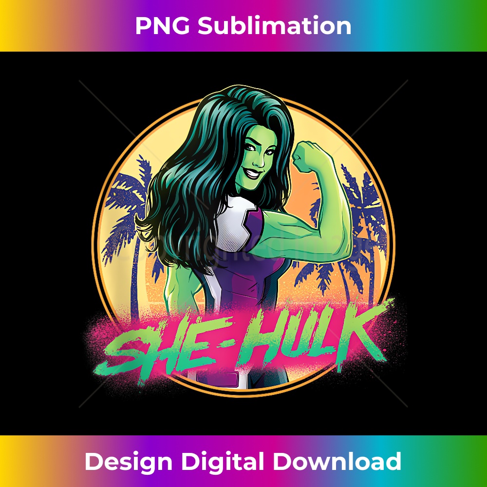 Marvel She-Hulk Jennifer Walters Palm Tree Flex Tank Top - S | Inspire ...