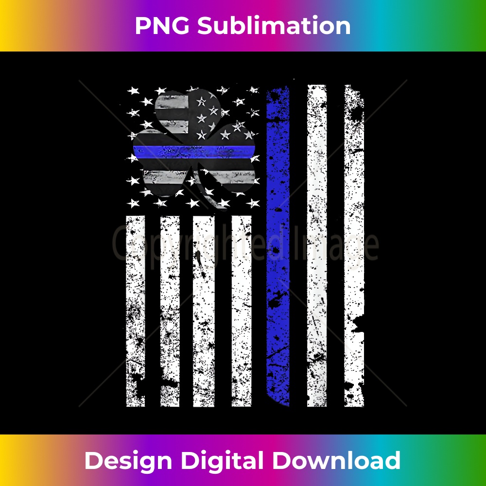 Thin Blue Line Irish Shamrock Police St Patricks Day - Innov | Inspire ...