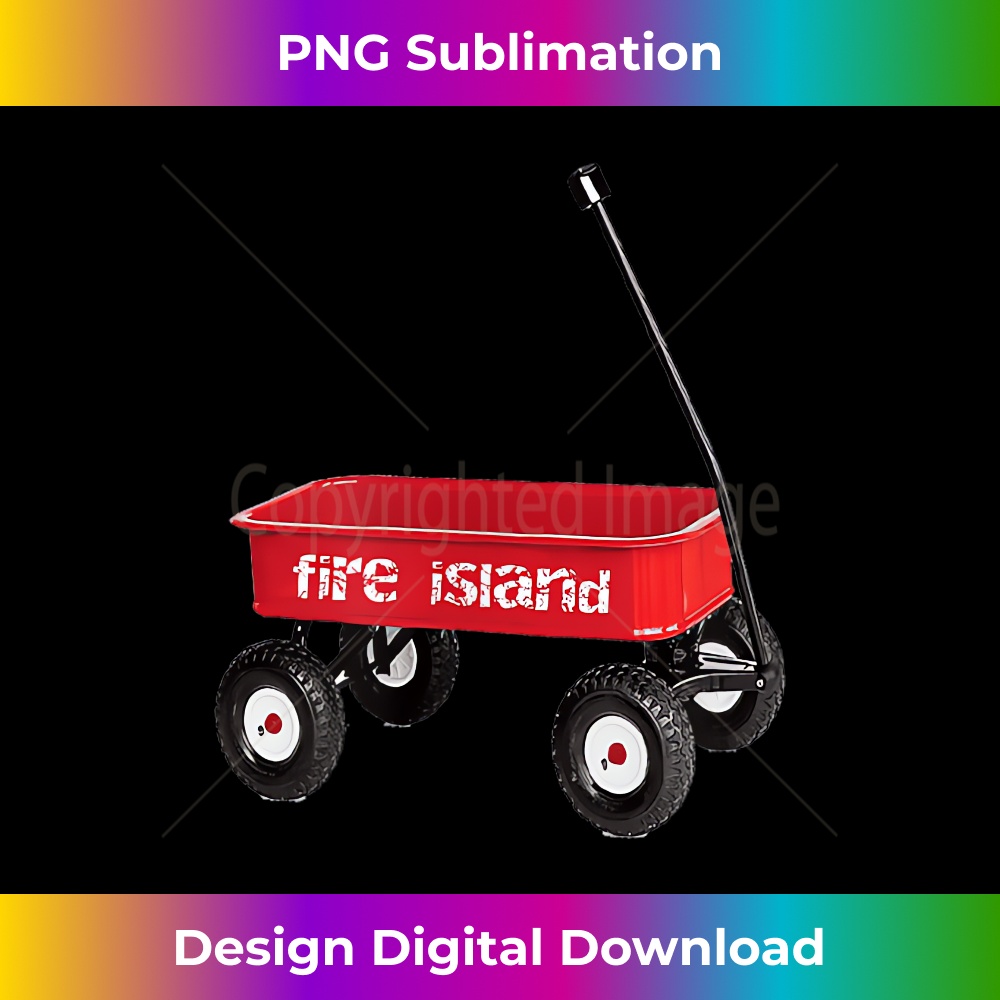 Fire Island red wagon summer beach vacation Long Island NY - | Inspire ...