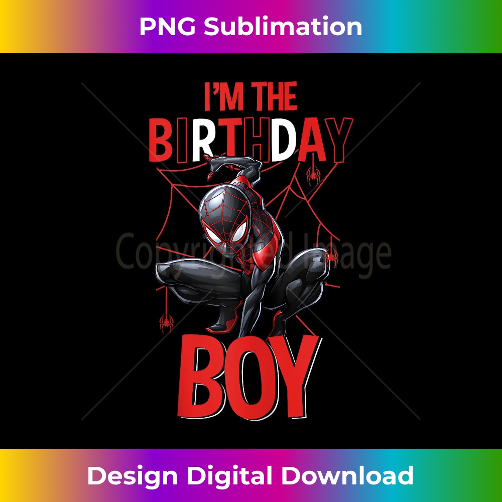 Marvel Spider-Man Miles Morales I'm The Birthday Boy Tank To | Inspire ...