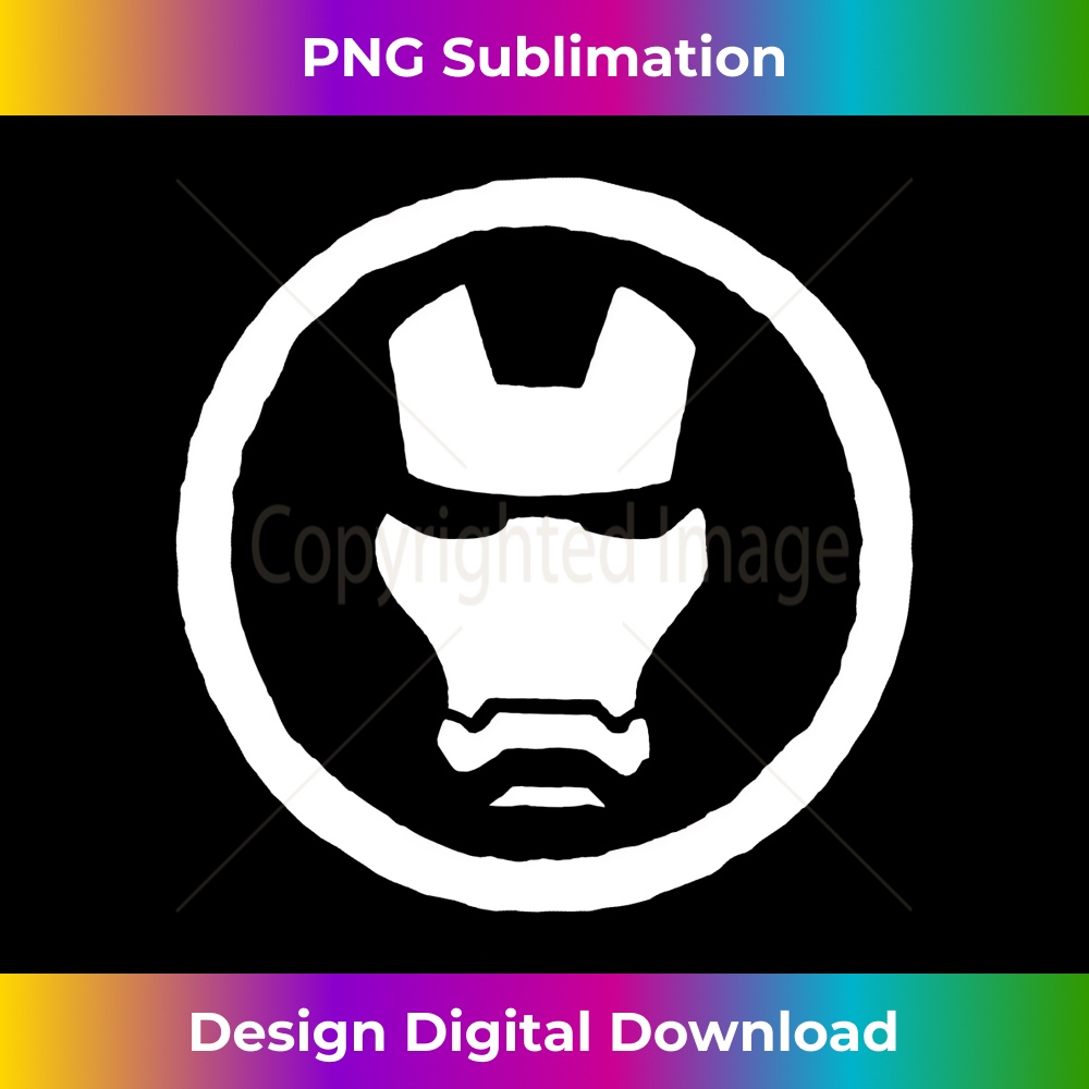 Marvel Comics Retro Classic Iron Man Avenger Mask Logo Long | Inspire ...