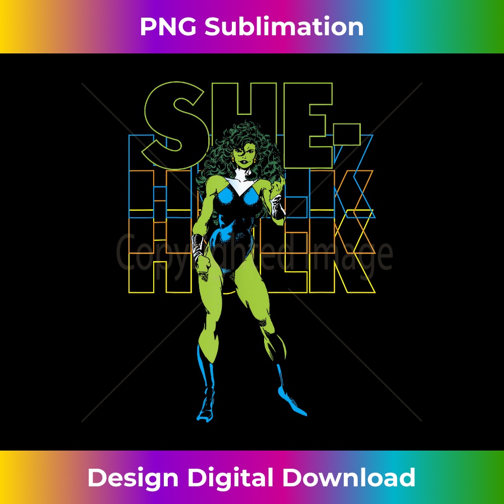 Marvel She-Hulk Name Stack Portrait - Timeless PNG Sublimati | Inspire ...