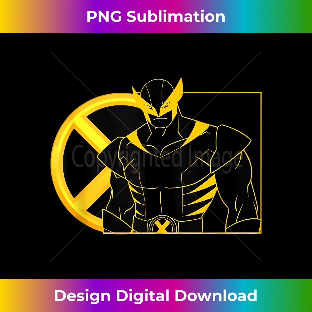 Marvel X-Men Wolverine Line Art Portrait Tank Top - Vibrant | Inspire ...