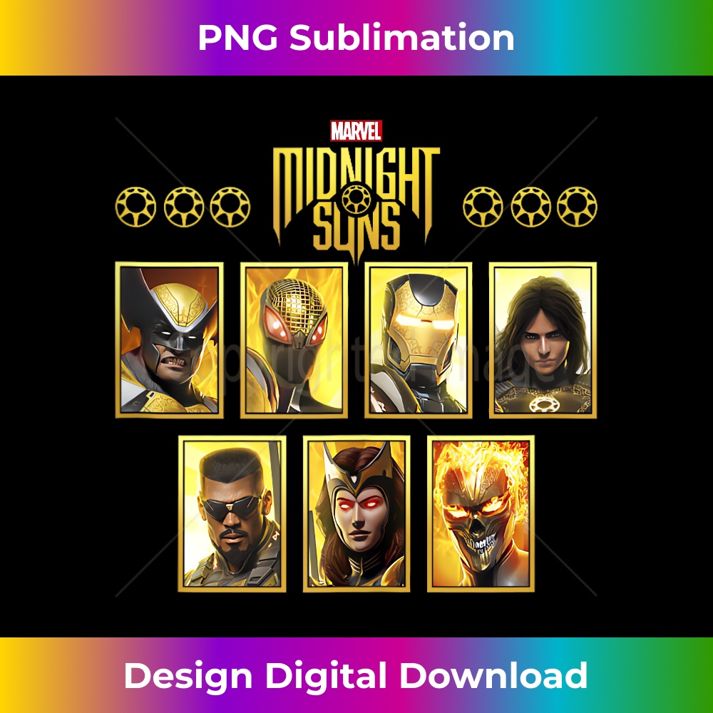 Marvel Midnight Suns Group Shot Hero Character Panels Tank T | Inspire ...