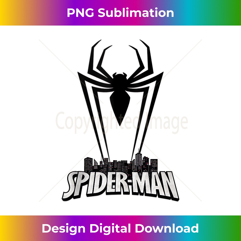 Marvel Comics Spider-Man New York City Skyline Logo Tank Top | Inspire ...