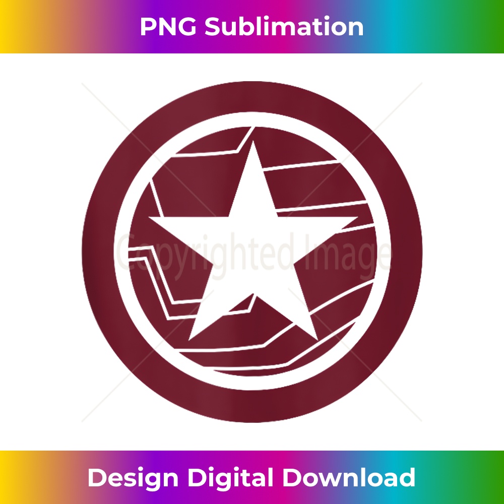 Marvel The Falcon And The Winter Soldier Bucky Red Logo Tank | Inspire ...