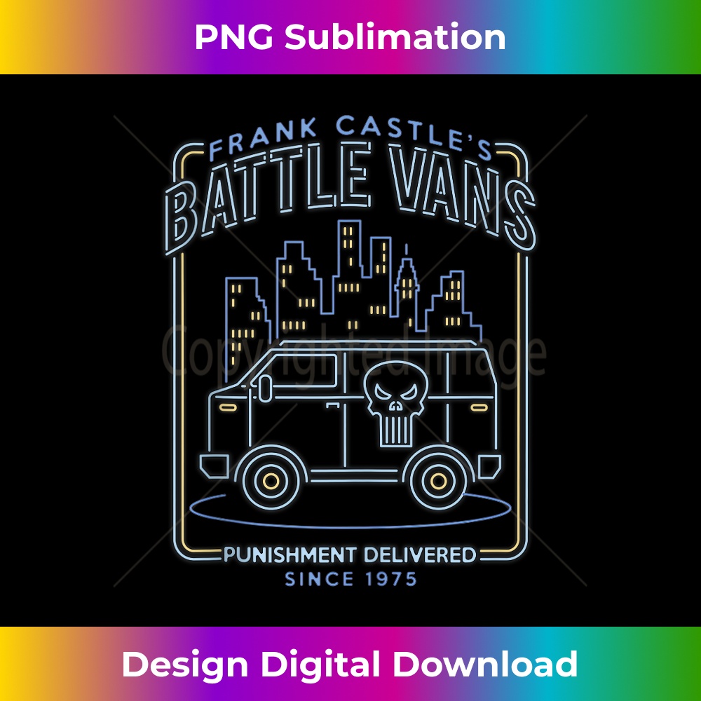 Marvel Punisher Frank Castle Battle Vans Neon Lights Tank To | Inspire ...