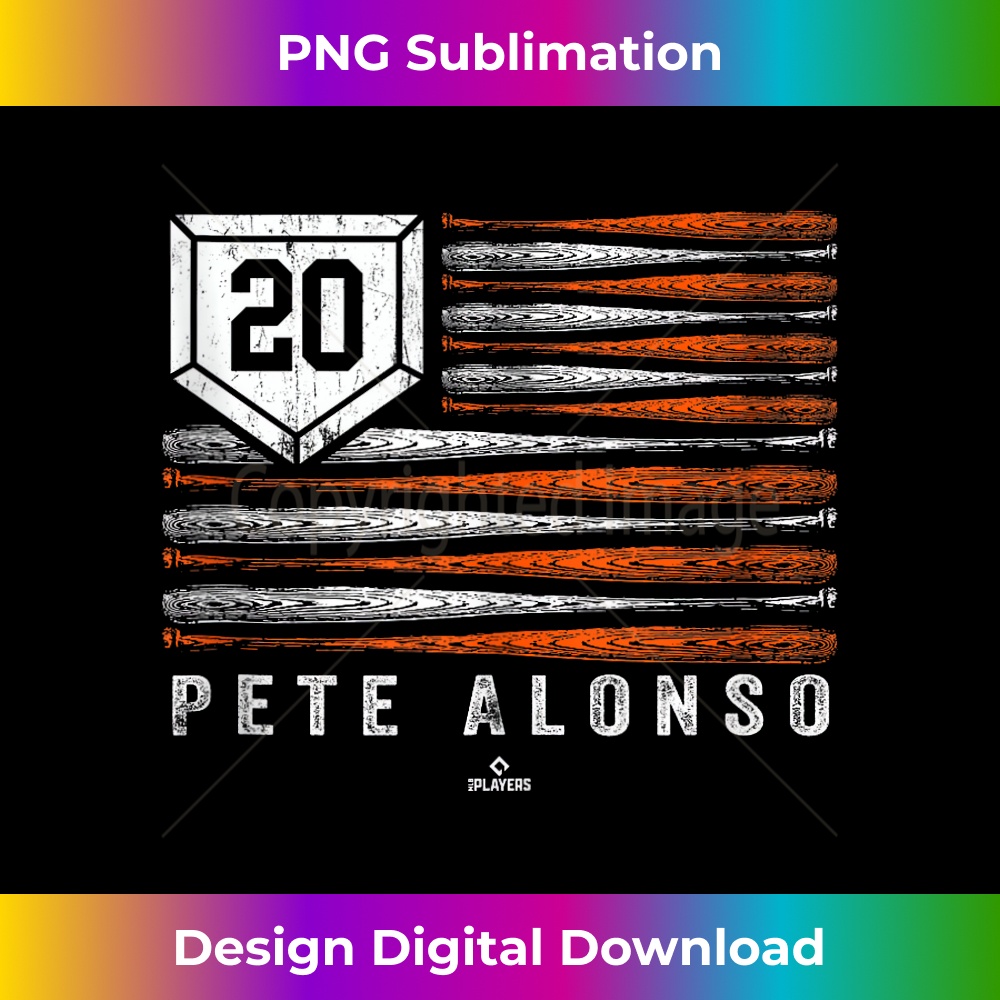 Vintage US Flag Baseball Stripes Pete Alonso New York MLBPA | Inspire ...