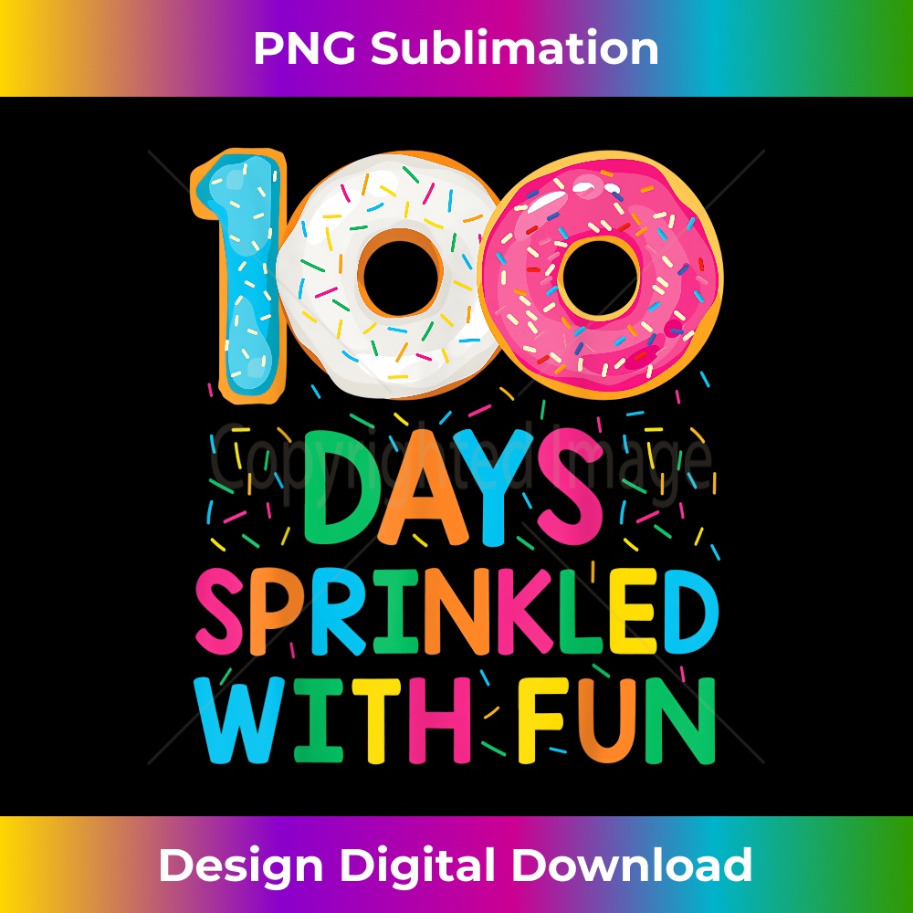 Funny 100 Days Sprinkled with Fun Donut School Teacher Kids | Inspire ...