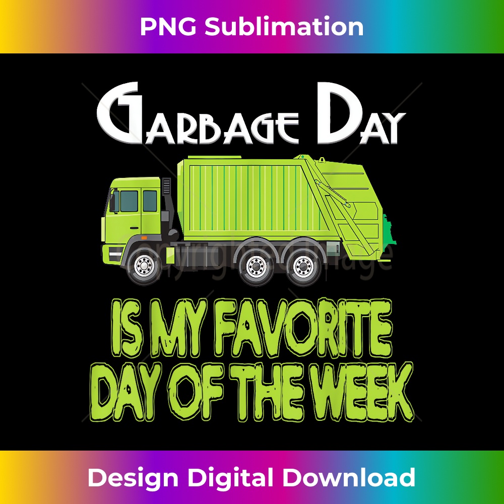Garbage Day Truck Kids Boys Girls Adult Trash Waste Recycle | Inspire ...