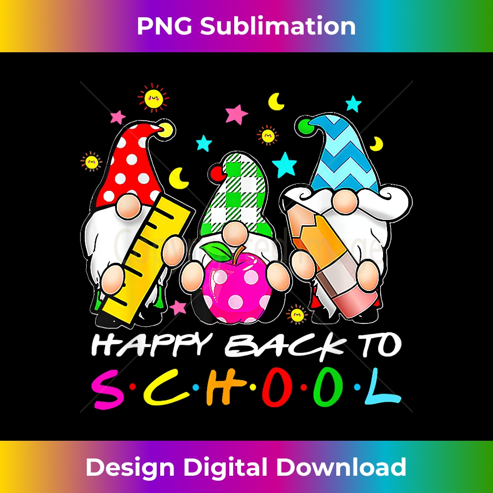 Cute Gnomes Happy Back To School Teachers Student First Day | Inspire ...