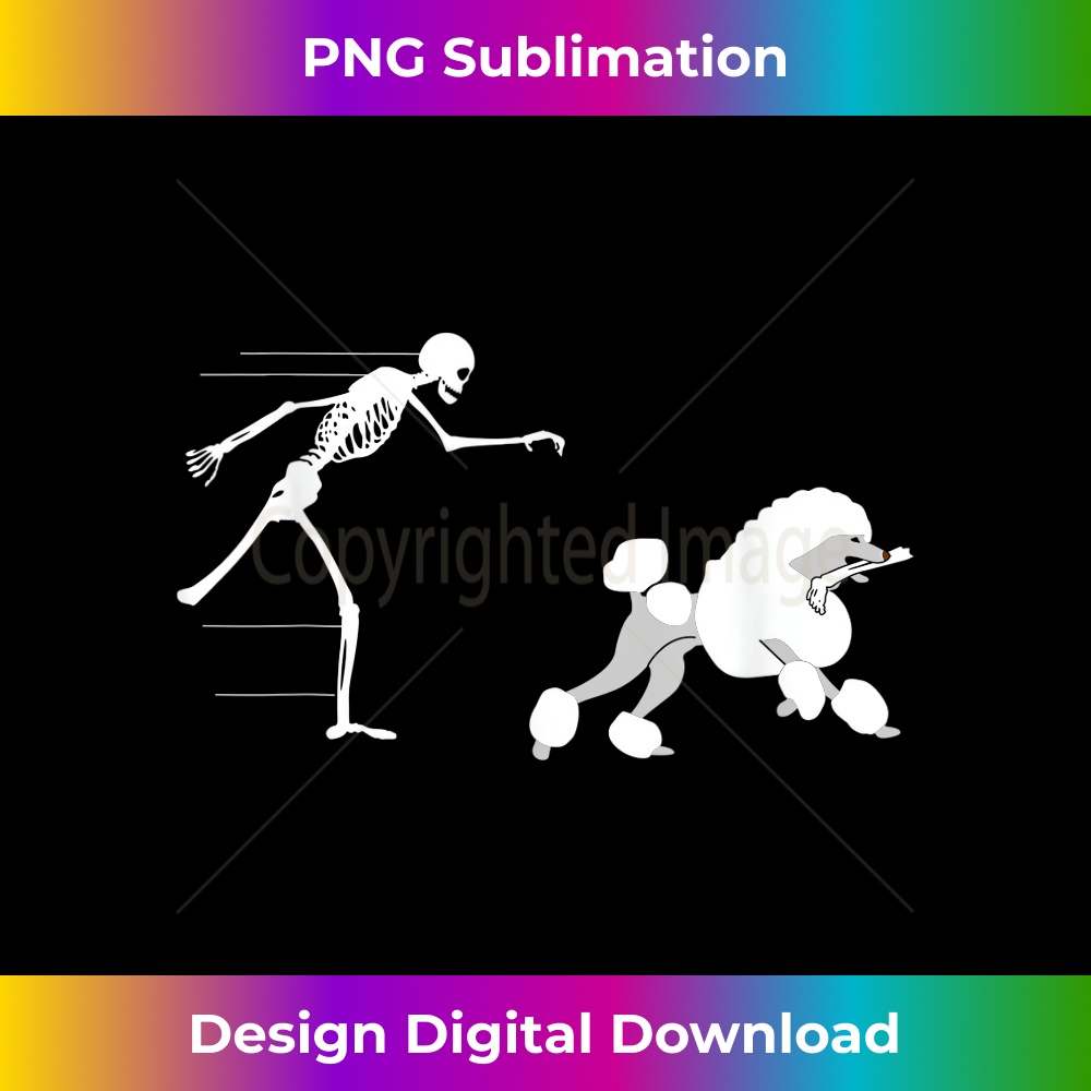 Funny Halloween Skeleton Leg Poodle - Timeless PNG Sublimati | Inspire ...
