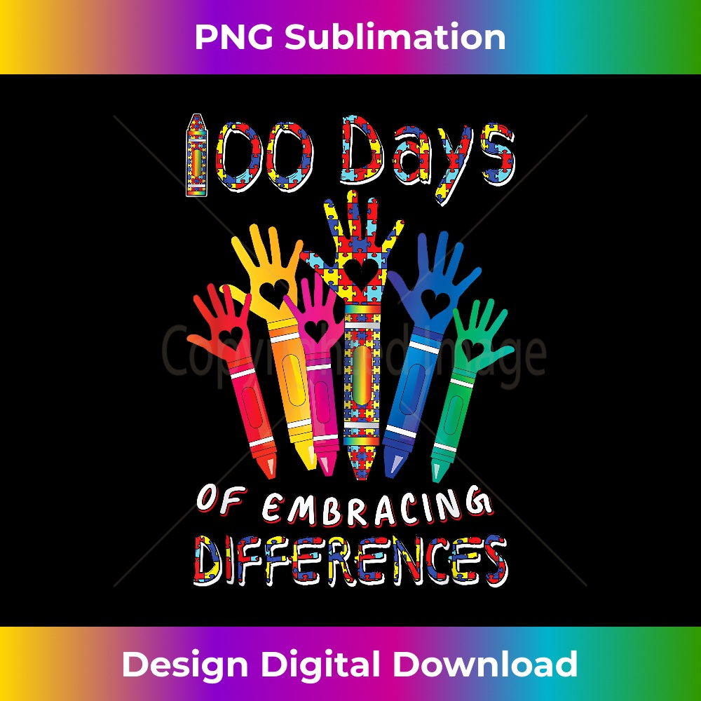 Autism Awareness Embrace Differences 100 Days Of School IEP - Inspire ...