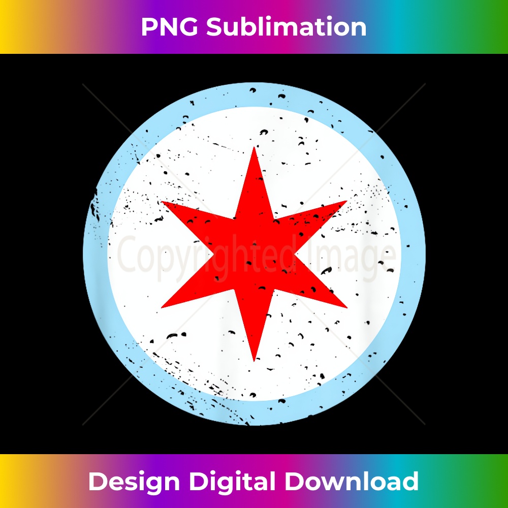 Vintage Chicago City Flag Retro Chicago Star Emblem - Innova | Inspire ...