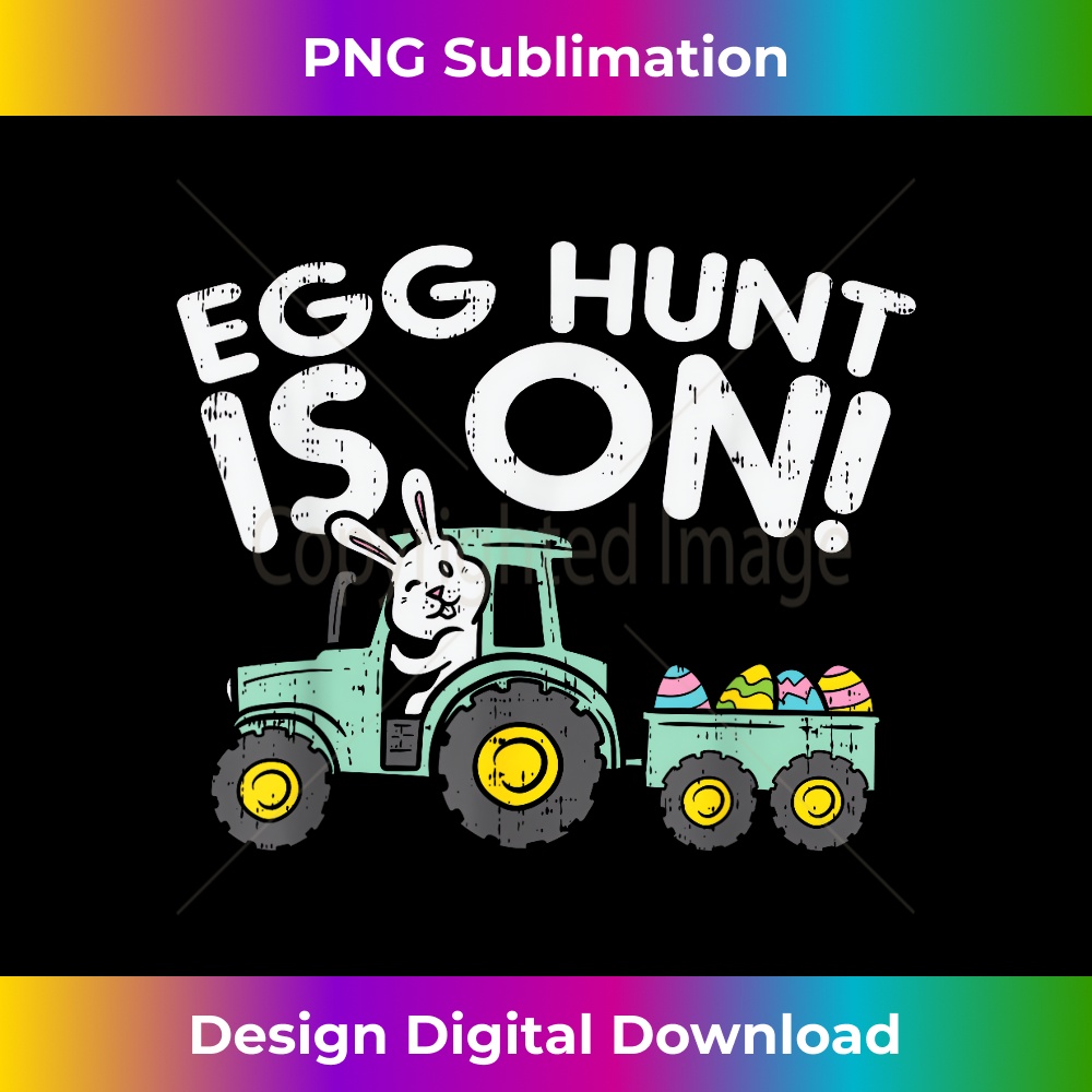 Egg Hunt Is On Bunny Tractor Cart Cute Easter Boys Gift - Fu | Inspire ...