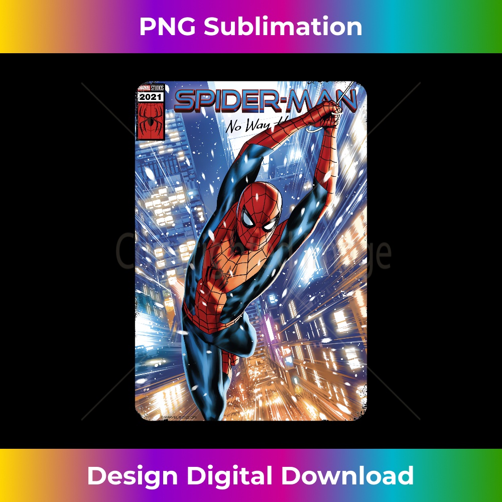 Marvel Spider-Man No Way Home Red and Blue Suit Comic Cover - Inspire ...