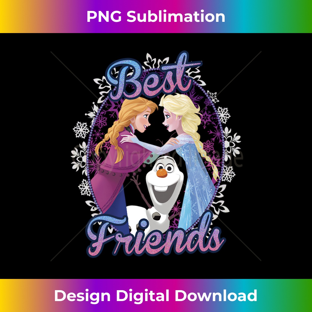 Disney Frozen Anna & Elsa Olaf Best Friends Snowflake Frame | Inspire ...