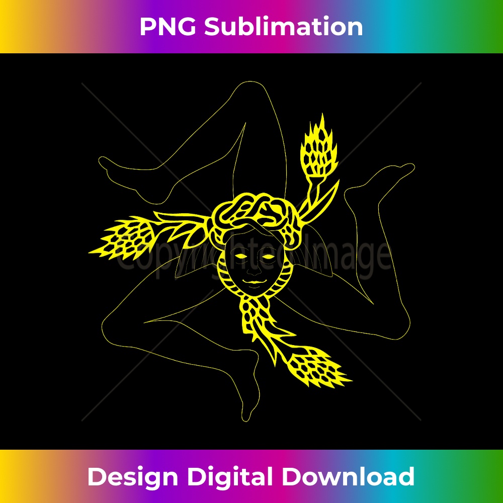 Sicilian Pride Sicilia Sicilian Flag Trinacria - Edgy Sublim | Inspire ...