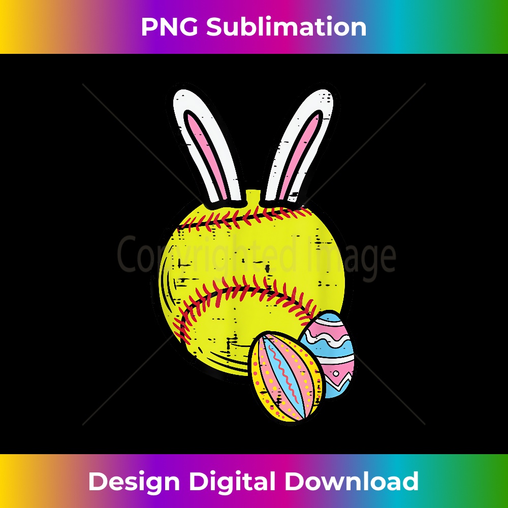 Easter Softball Bunny Sports Player Men Mom Women Girls Kids | Inspire ...