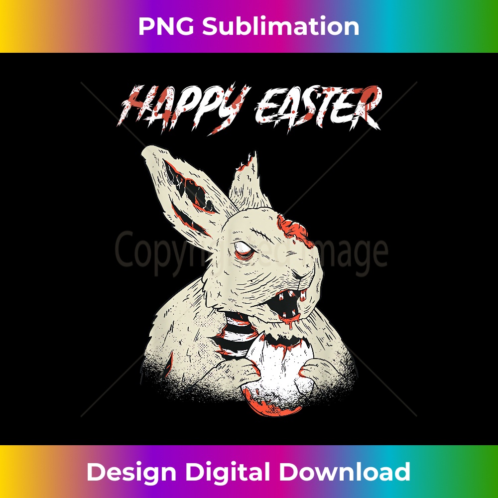 Horror Movie Lover Easter Bunny Bloody Gore Zombie Egg - Cra | Inspire ...