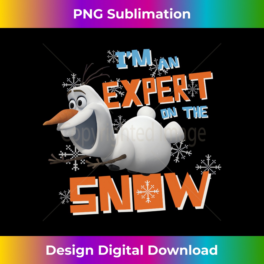 Disney Frozen Olaf I'm An Expert On The Snow Graphic Logo Lo | Inspire ...