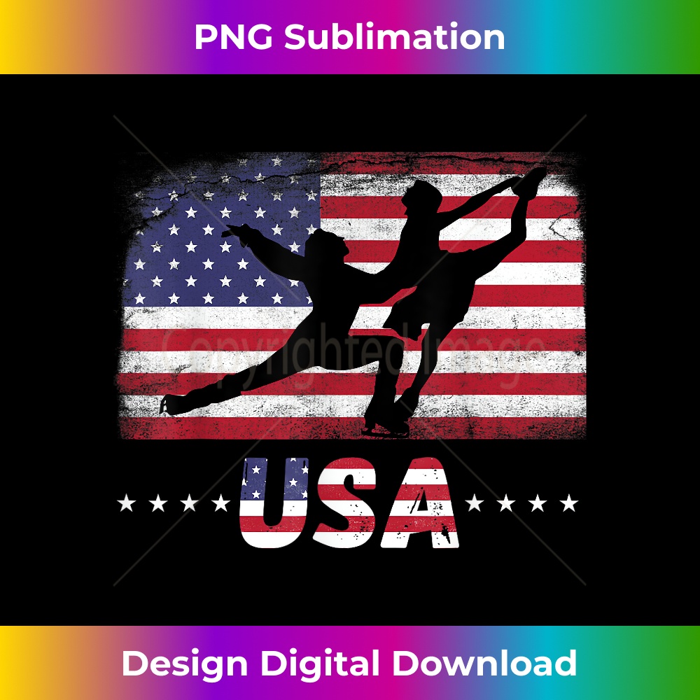 American Flag double ice figure skating USA Patriotic Team - | Inspire ...
