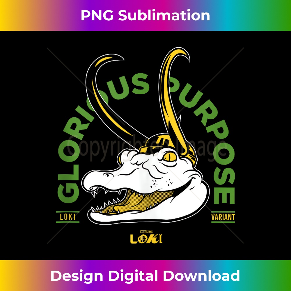 Marvel Loki Alligator Glorious Purpose Tank Top - Crafted Su - Inspire Uplift