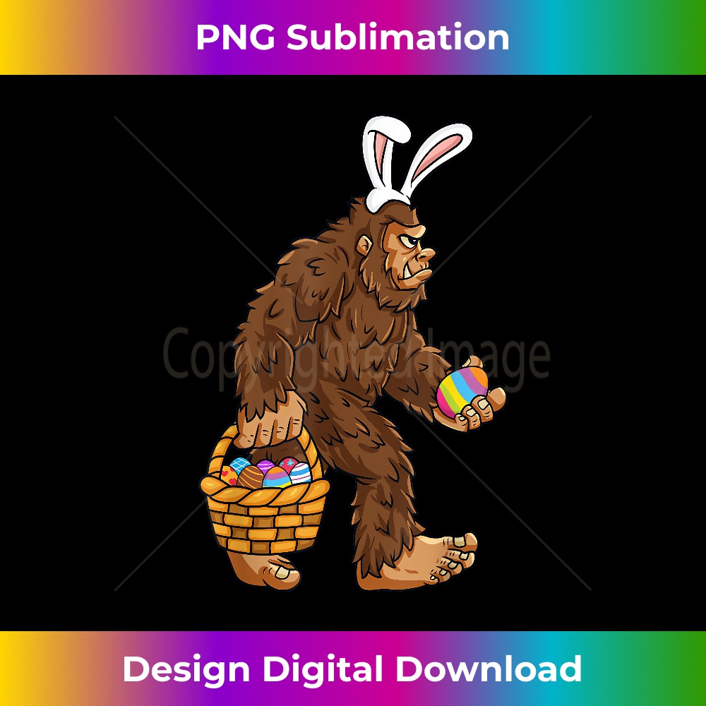 Easter Bigfoot With Egg Basket Funny Boys Kids Sasquatch - U | Inspire ...