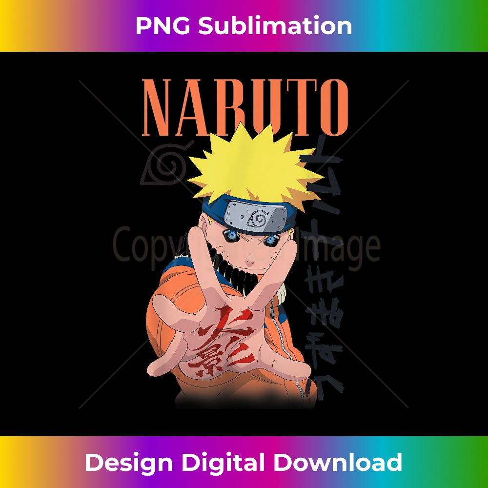 Naruto Classic Naruto Uzumaki & Kanji - Chic Sublimation Dig - Inspire ...
