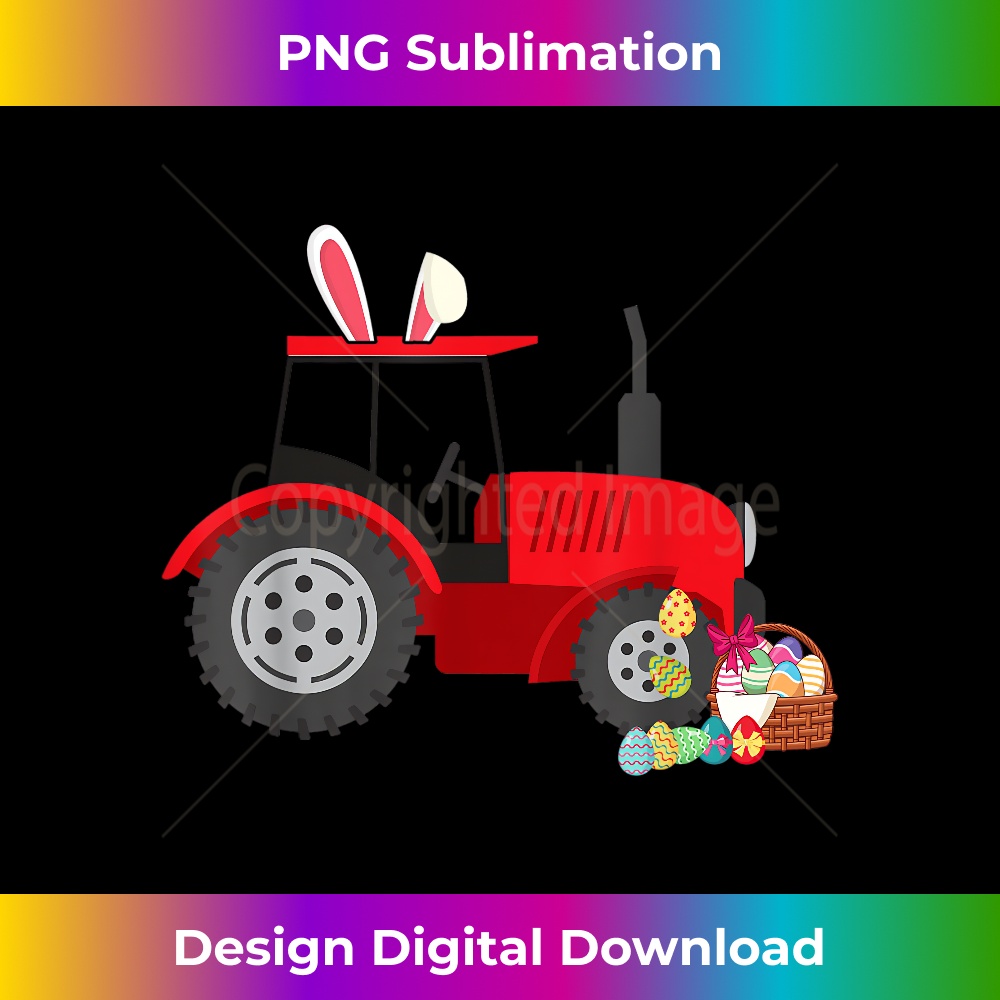 Happy Easter Tractor Bunny Tractor Easter Egg Farmer Lover - | Inspire ...
