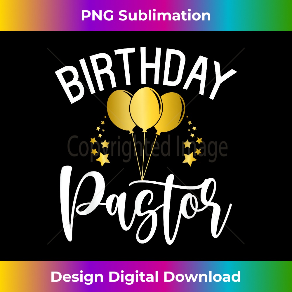 Birthday Pastor Birthday - Urban Sublimation PNG Design - En | Inspire ...