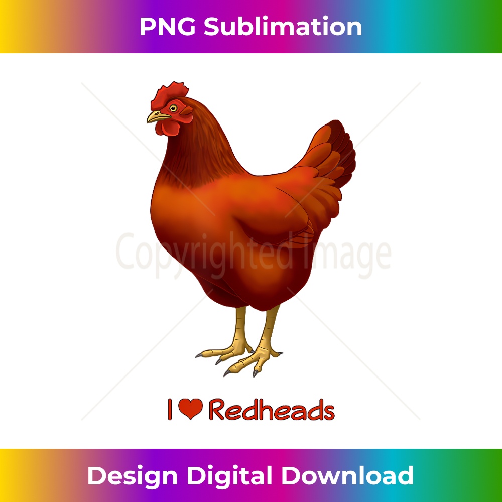 Funny I Love Redheads Rhode Island Red Chicken - Edgy Sublim | Inspire ...