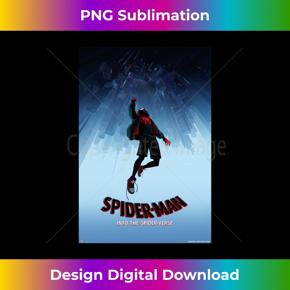 Marvel Spider-Man Spiderverse Upside Down Poster Long Sleeve | Inspire ...