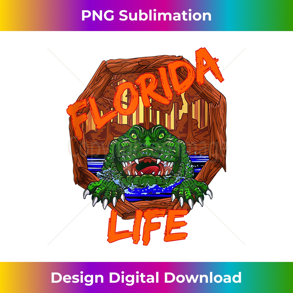 Gator Crawling out of the Swamp Florida Life Tank Top - Inno | Inspire ...