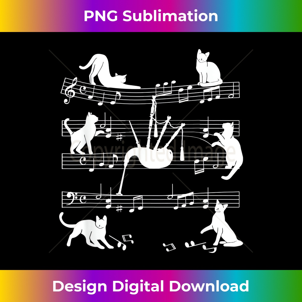 Bagpiper Cats for Cat loving Bagpipe player - Edgy Sublimati | Inspire ...