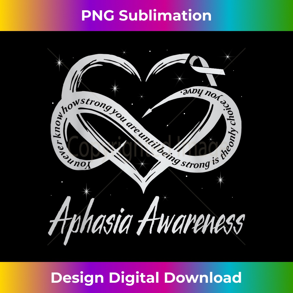 Infinity Heart Gray Ribbon Aphasia Awareness - Innovative PN | Inspire ...